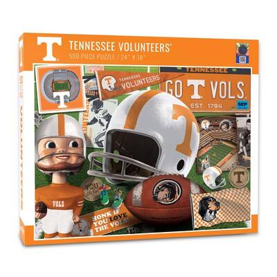 College Team Retro Series 500 Piece Puzzle, Color: Tennessee Volunteers ...
