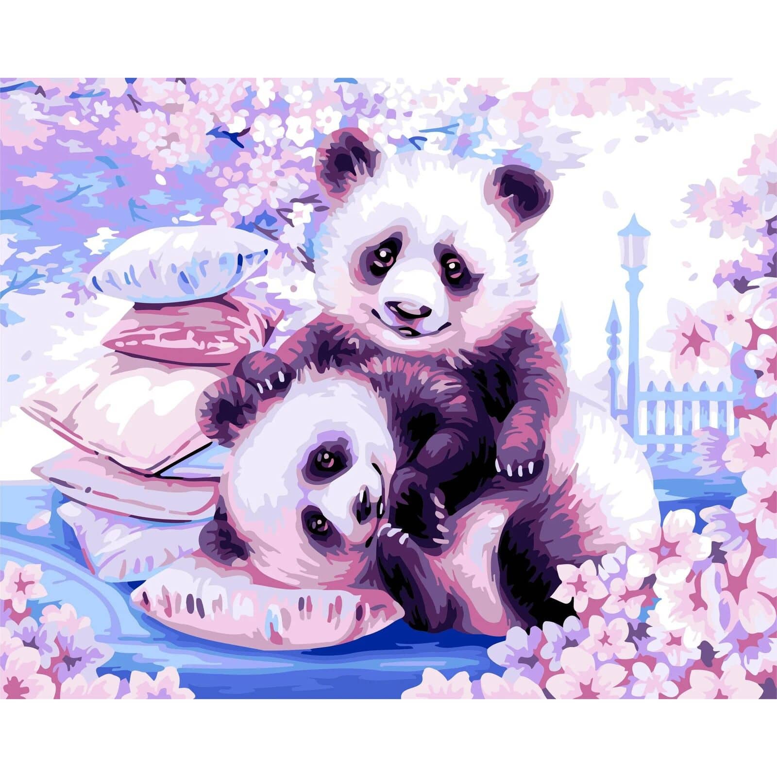 Crafting Spark Japanese Pandas Painting by Numbers Kit | Michaels