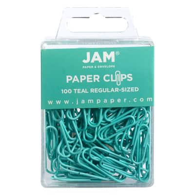 JAM Paper 1" Colorful Standard Paper Clips, 2 Packs of 100 | Michaels