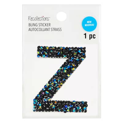 Black AB Letter Bling Sticker by Recollections® | Michaels