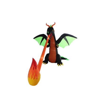 8ft. Inflatable Fire Breathing Dragon | Michaels