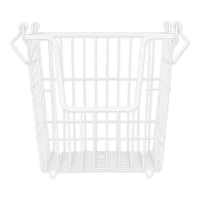 DII® Large Square Metal Basket, Color: White | Michaels