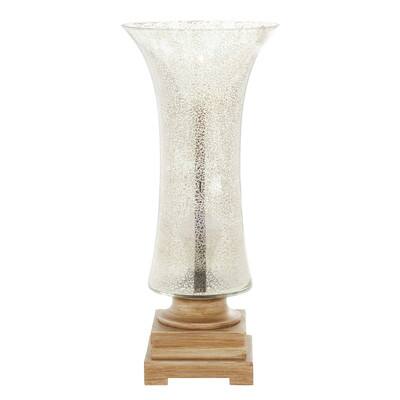 Set of 2" Gold Glass Glam Uplight, 18" | Michaels