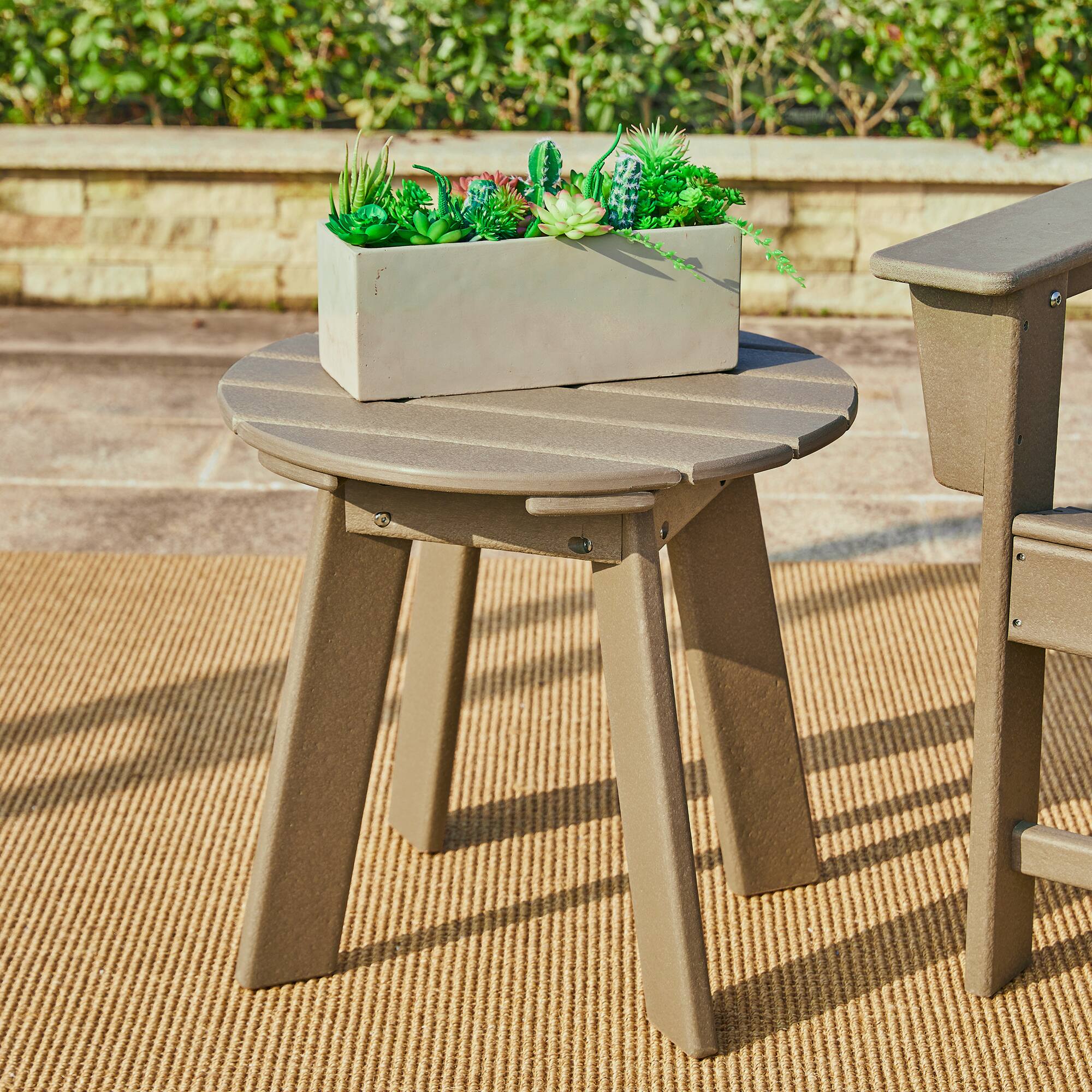 Glitzhome® 20" Outdoor Patio Round Side Table | Michaels