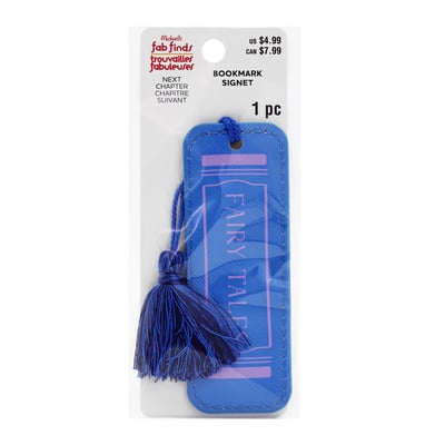 Next Chapter Blue Fairy Tales Bookmark with Tassel by Fab Finds | Michaels