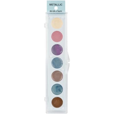 Craf-T No.3 Metallic 7 Color Rub-On Paint Palette | Michaels