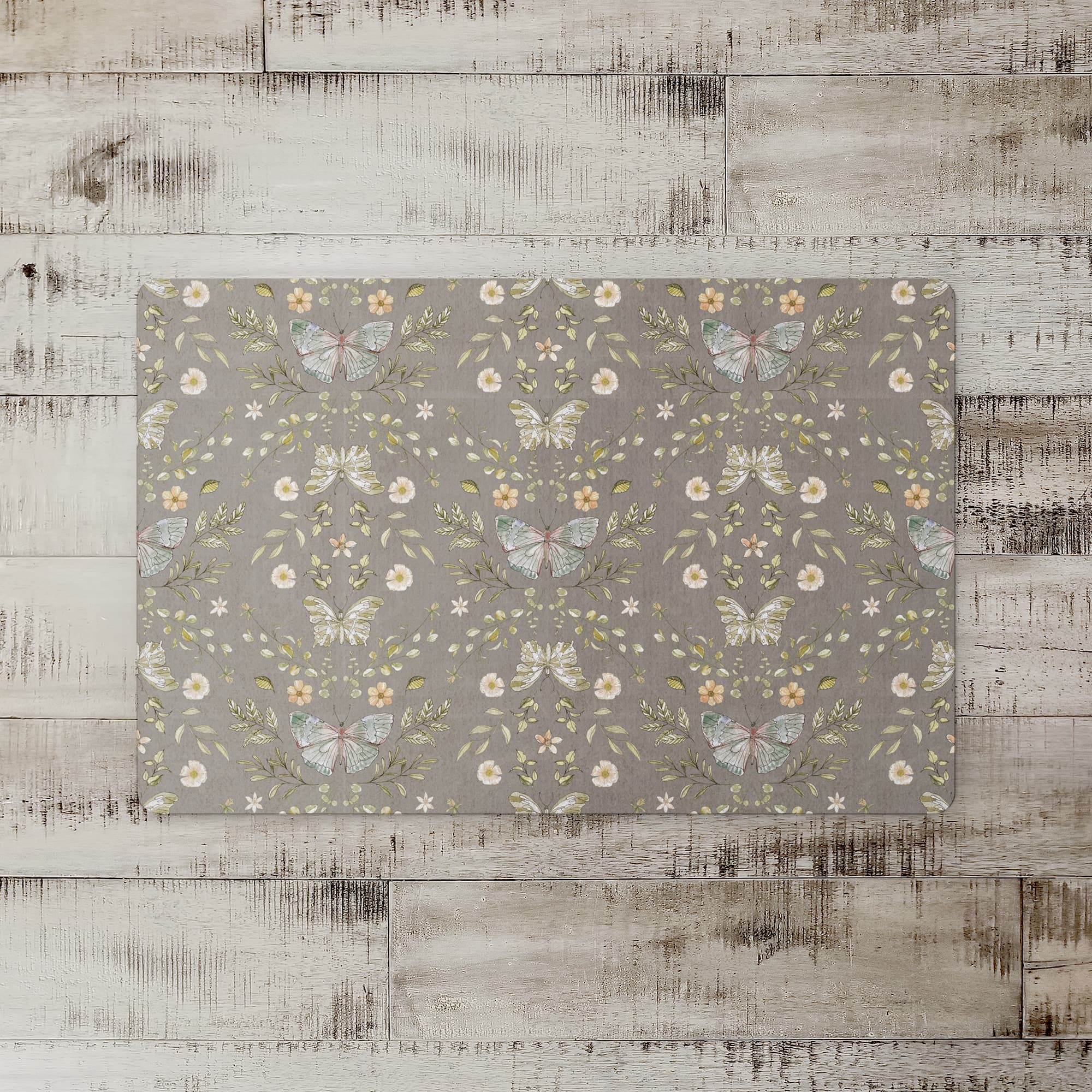 Butterfly Pattern Floor Mat | Michaels