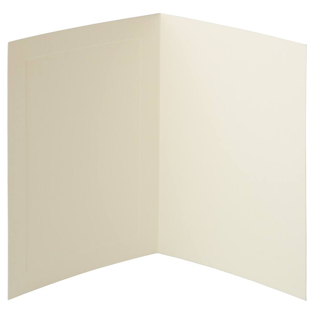 JAM Paper A7 Ivory Blank Foldover Cards with Panel | Michaels