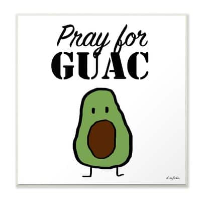 Stupell Industries Pray for Guac Wooden Wall Plaque | Michaels