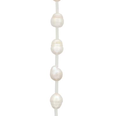 9mm White Freshwater Pearl Beads by Bead Landing™ | Michaels