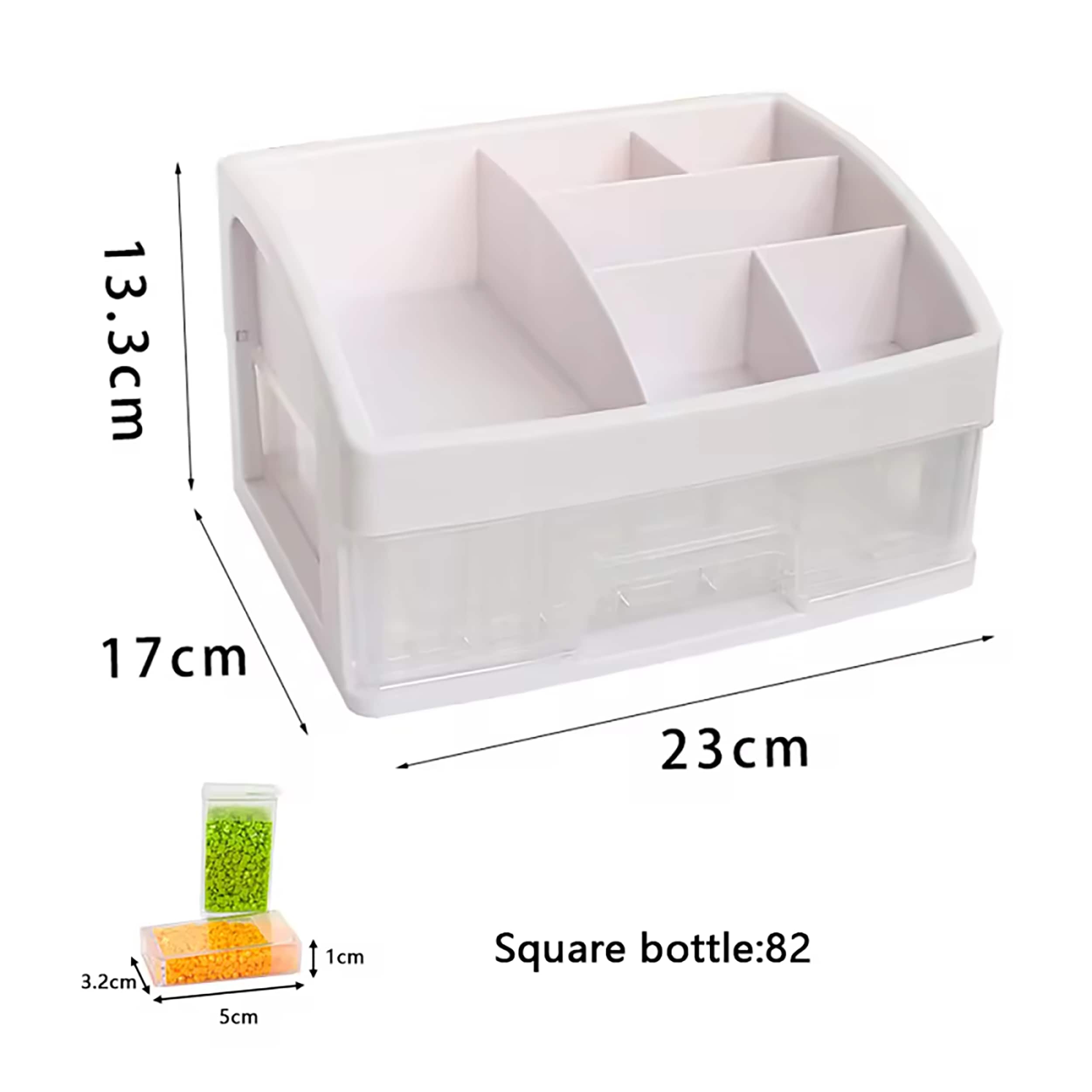 Sparkly Selections Diamond Painting Storage Container with 82 Bottles ...