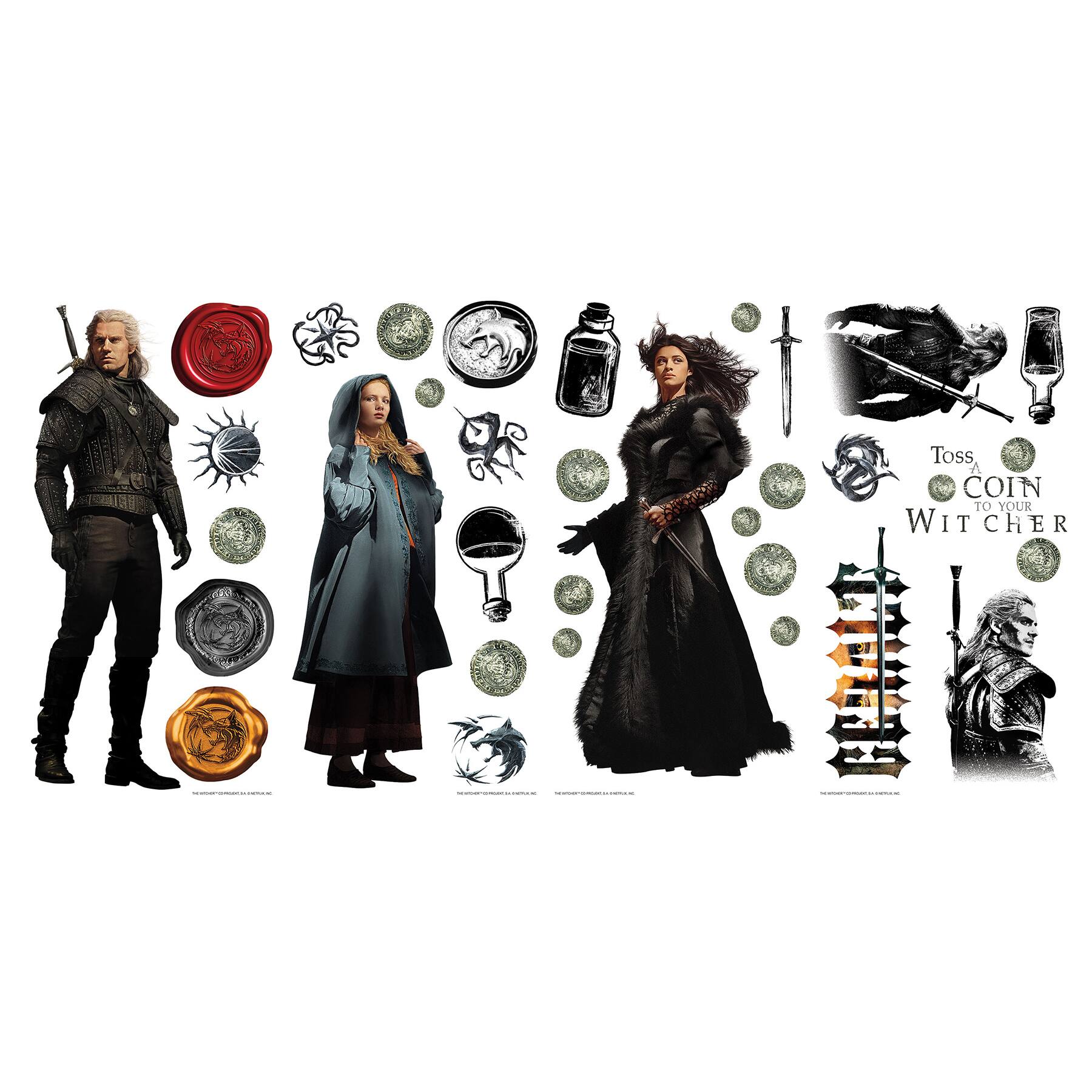 RoomMates The Witcher Characters Peel & Stick Wall Decals | Michaels