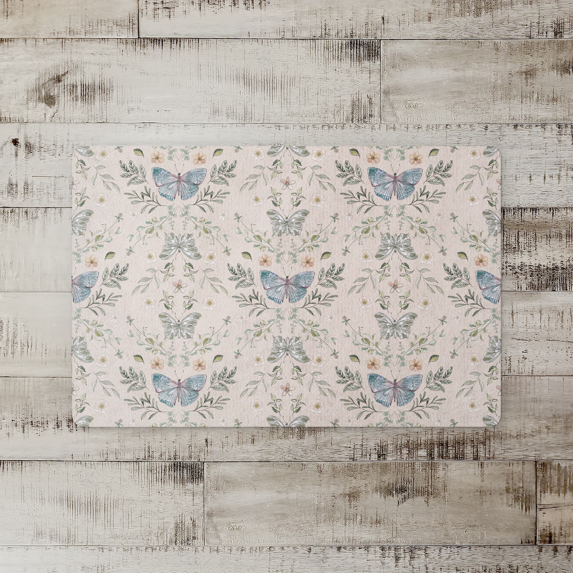 Butterfly Pattern Floor Mat | Rugs & Mats | Michaels