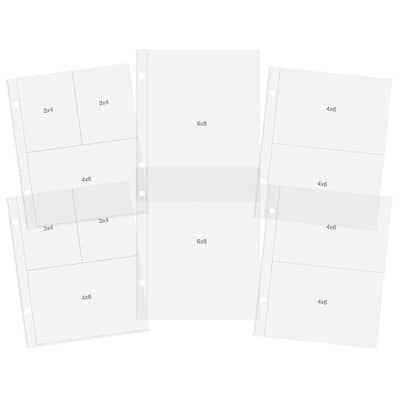 Simple Stories Sn@p!™ Variety Pack Pocket Pages for 6" x 8" Binders ...