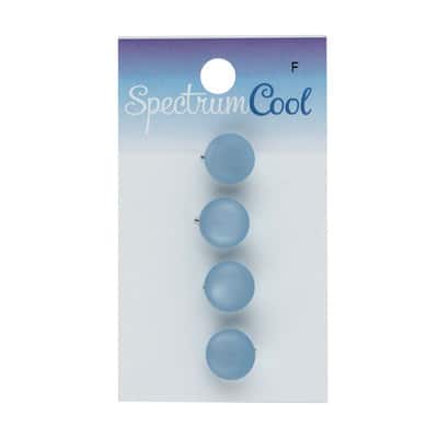 Spectrum Cool 7/16" Light Blue Buttons, 4ct. | Michaels