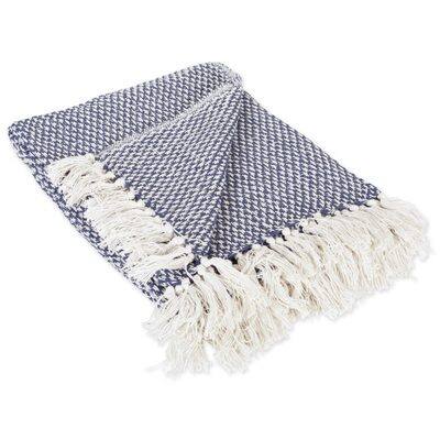 DII® Nautical Blue Woven Throw | Michaels