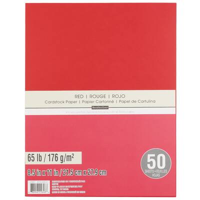 8.5" x 11" Cardstock Paper by Recollections™, 50 Sheets | Michaels