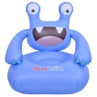 SunClub 2ft. Blue Monster Inflatable Poolside Children's Chair | Michaels