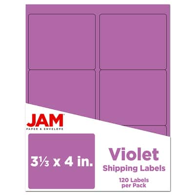 JAM Paper Adhesive Shipping Labels, 3.33" x 4" | Michaels