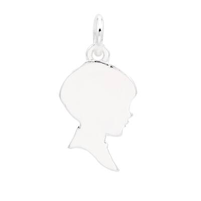 Silver Plated Boy Charm by Bead Landing™ | Michaels