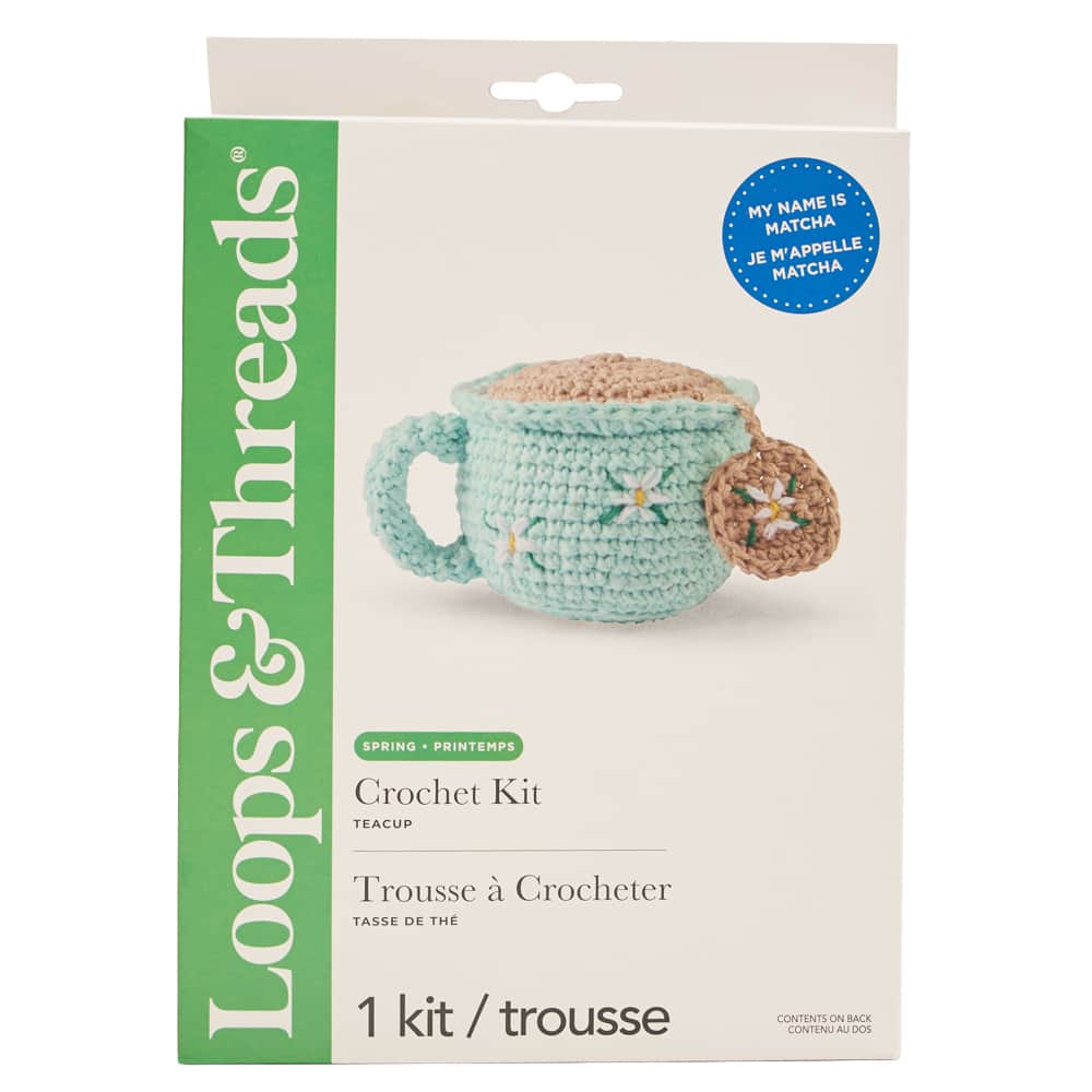 Spring Teacup Crochet Kit by Loops & Threads® | Michaels