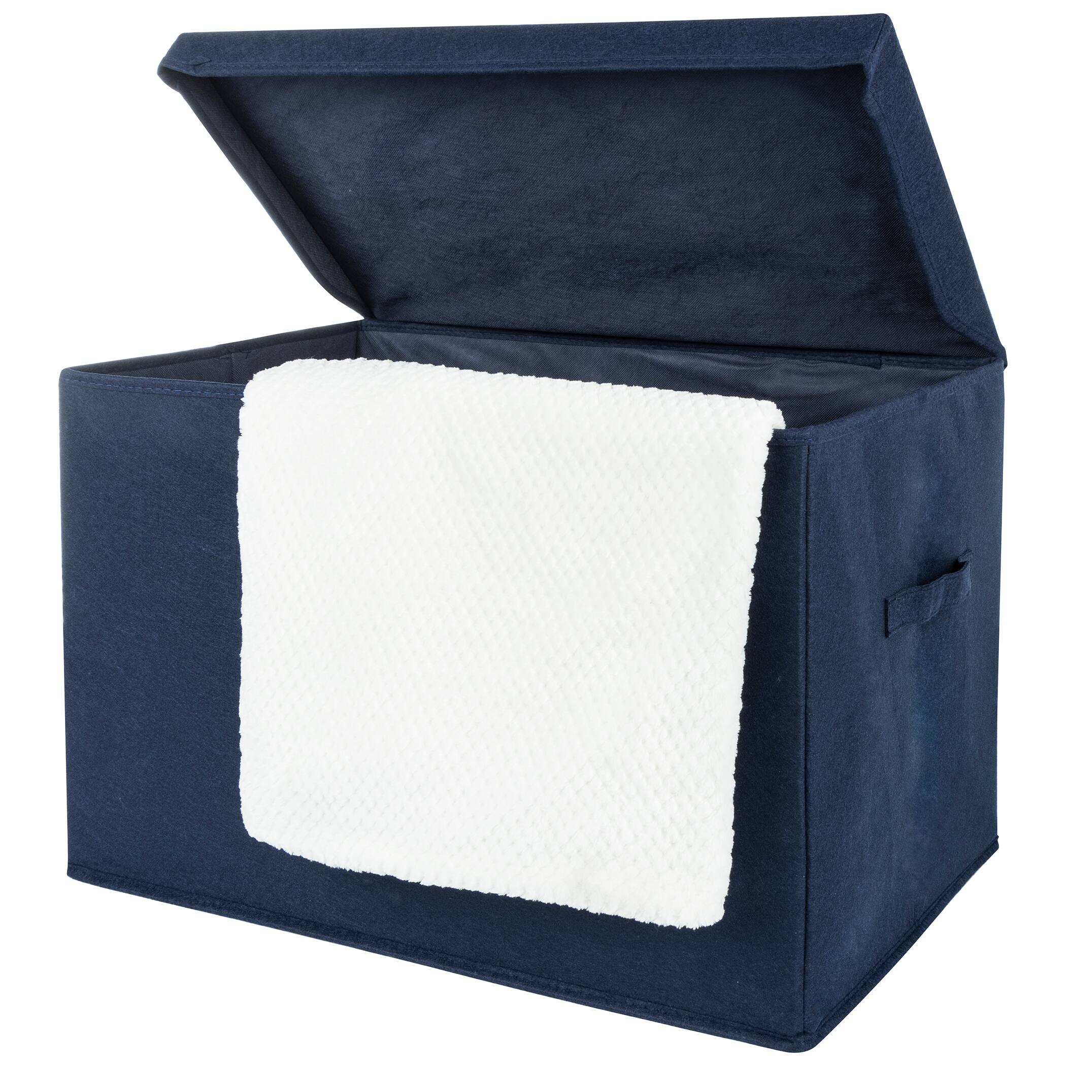 Sammy & Lou® Navy Felt Box | Michaels