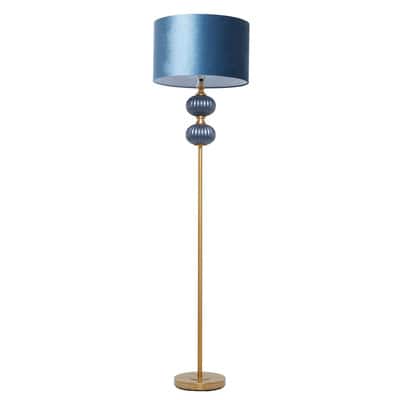 Blue Velvet Transitional Floor Lamp, 69" x 18" x 18" | Michaels