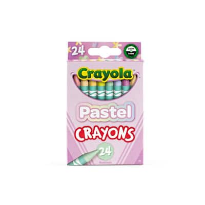 Crayola® 24 Color Pastel Crayons | Michaels