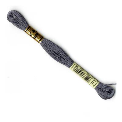 DMC® 6 Strand Embroidery Floss, Dark, Color: 317 Pewter Gray | Michaels