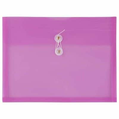 JAM Paper Booklet Plastic Envelopes with Button and String Closure, 108ct. | Michaels