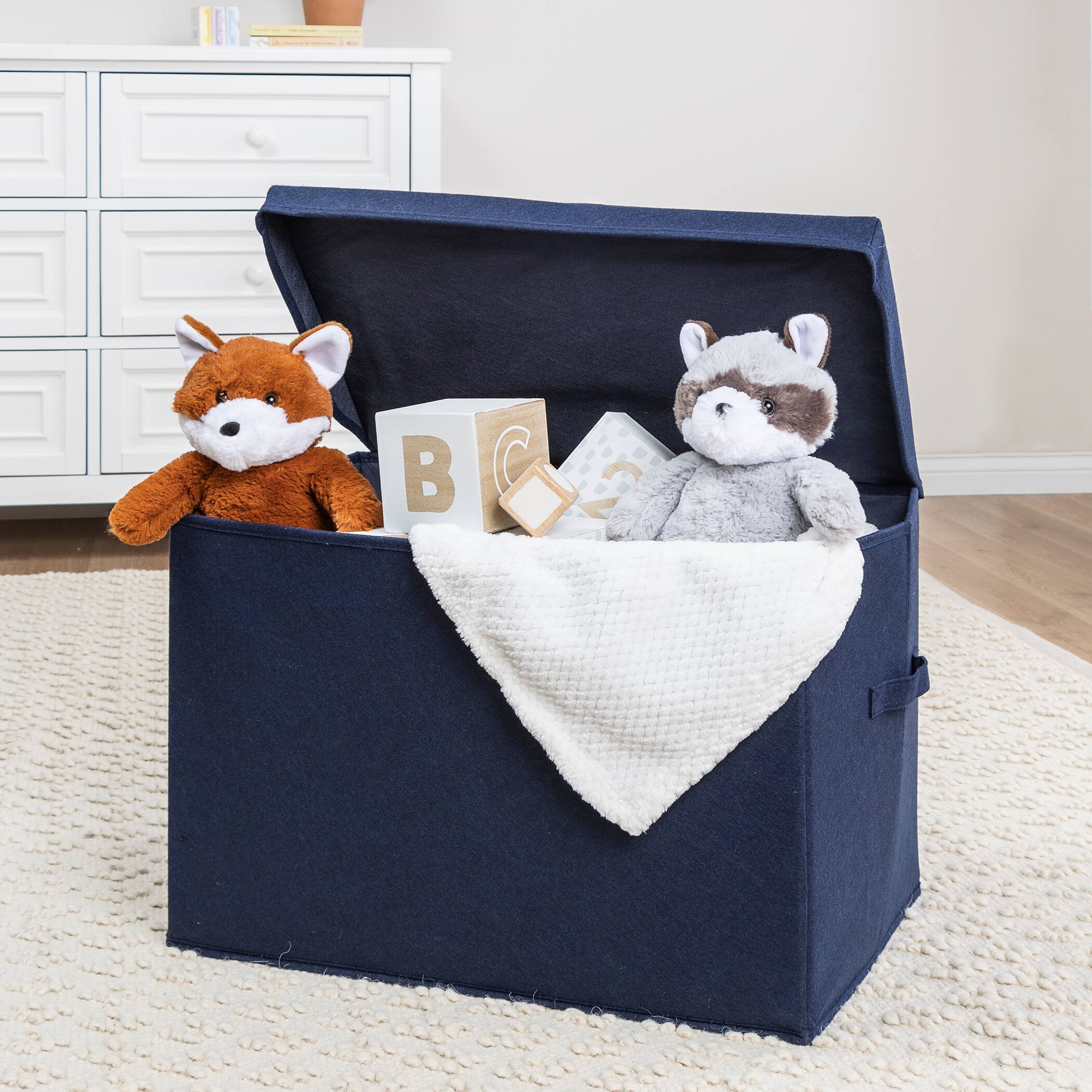 Sammy & Lou® Navy Felt Box | Michaels