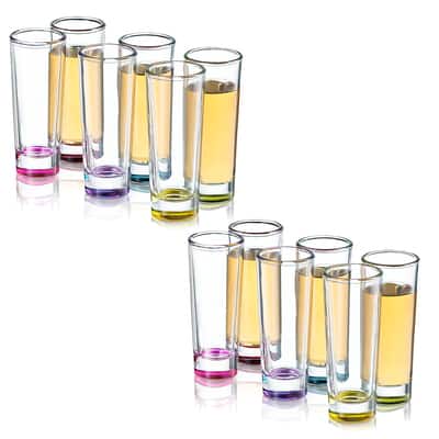 JoyJolt® Hue Colored Shot Glasses, 12ct. | Michaels