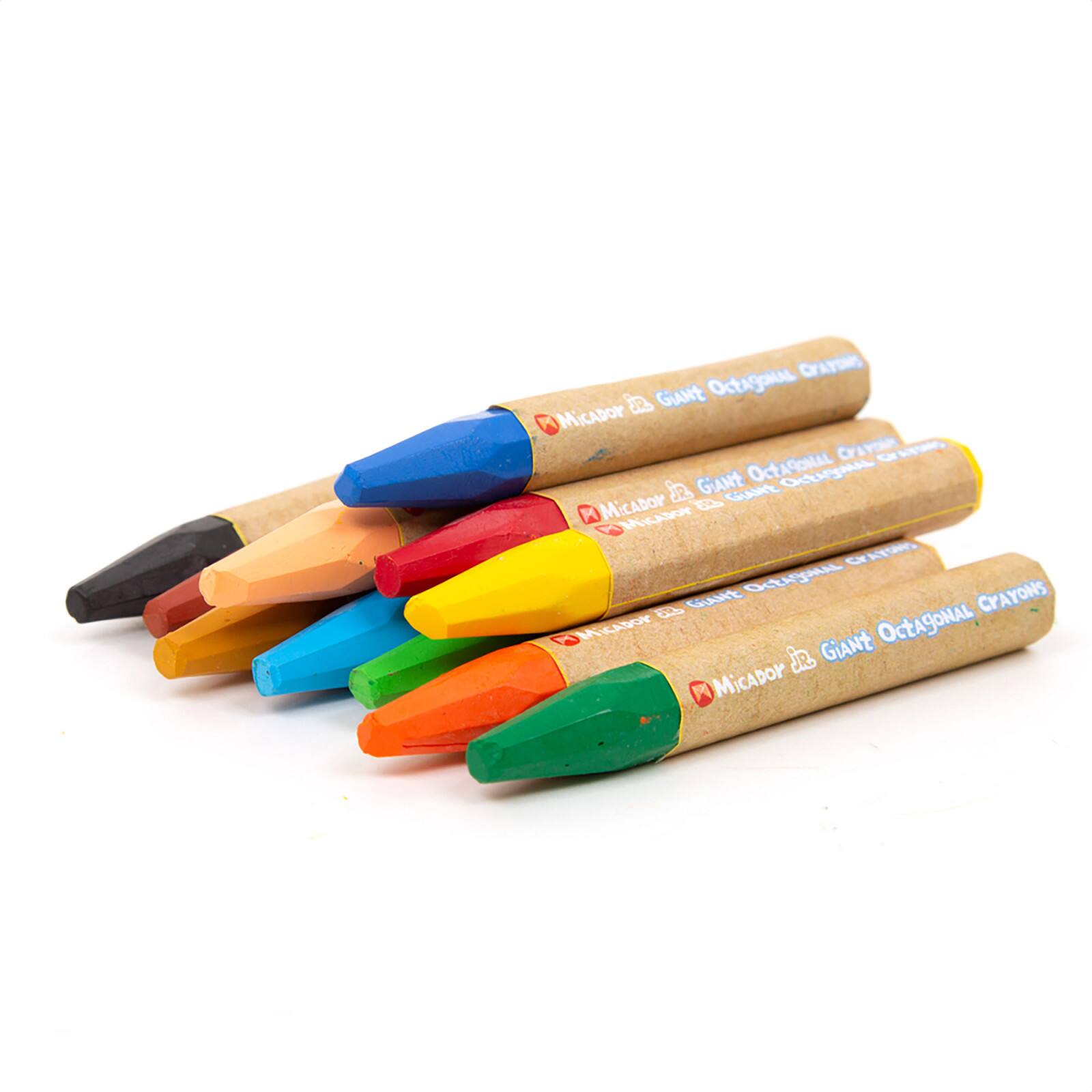 Micador Jr. Giant Octagonal Crayons Set | Michaels