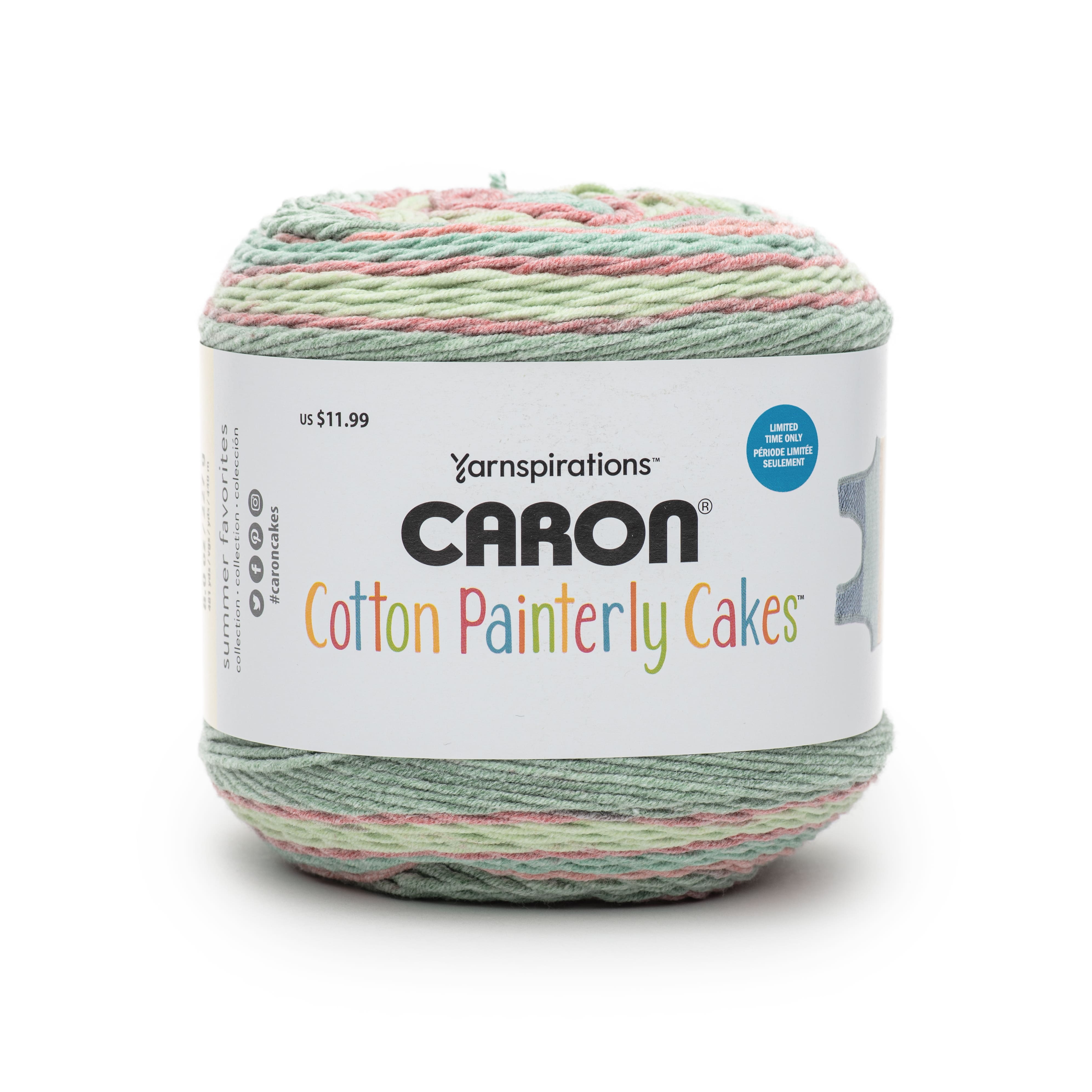 Caron® Cotton Painterly Cakes™ Yarn | Michaels