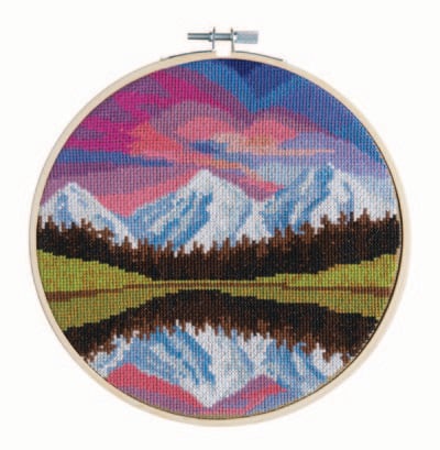 8" Colored Sky Cross Stitch Kit by Loops & Threads® | Michaels