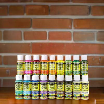 DecoArt® Patio Paint™ 18 Color Acrylic Paint Set | Michaels