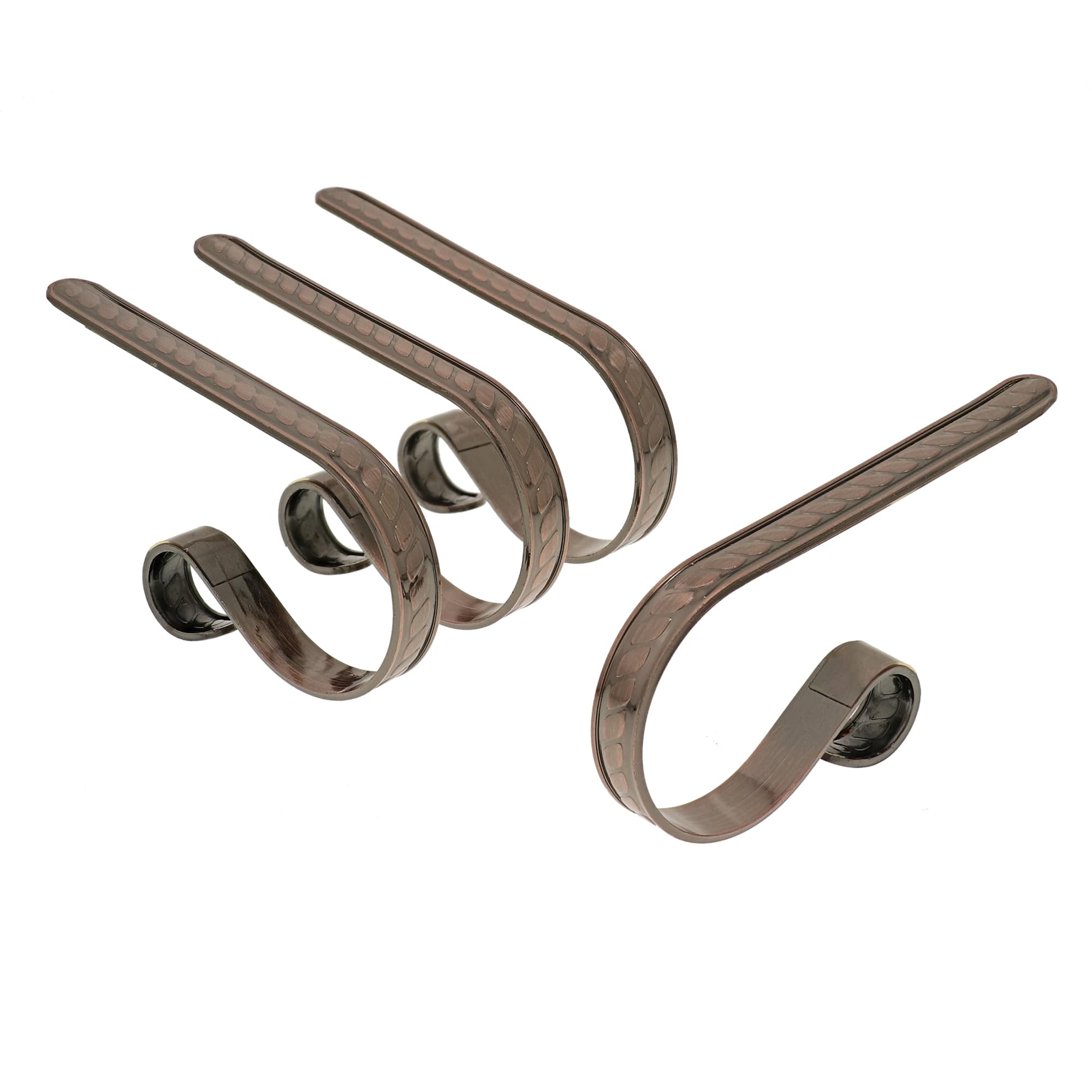 Original MantleClip® Rope Oil-Rubbed Bronze Stocking Holders, 4ct ...