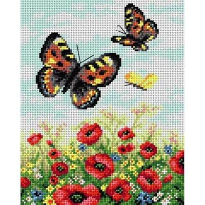 Orchidea Gobelin Butterflies On A Meadow Canvas For Halfstitch Without ...