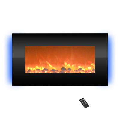 Hastings Home 31" Black LED Backlit Fireplace | Michaels