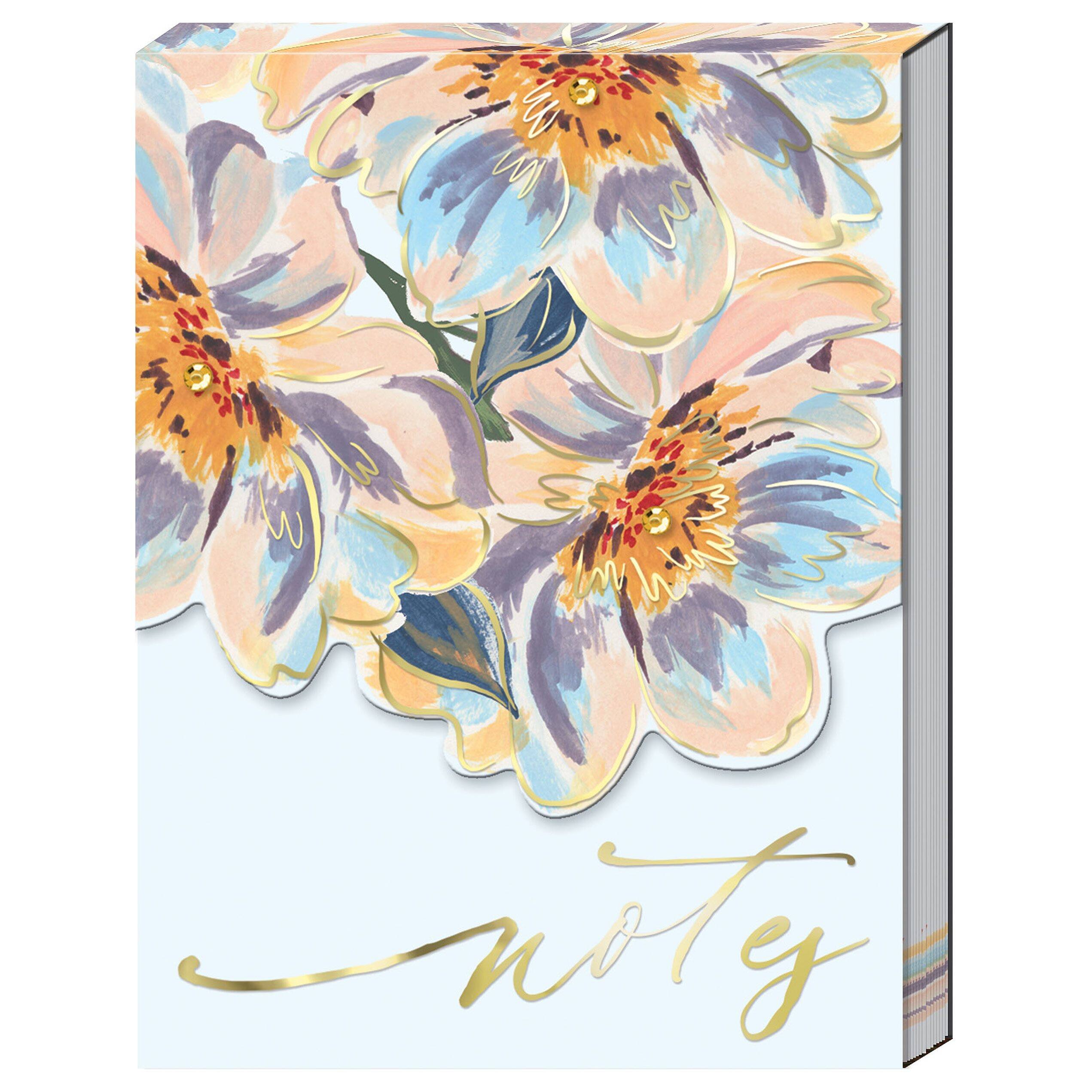 Punch Studio™ Florette Magnolia Brooch Notepad | Michaels