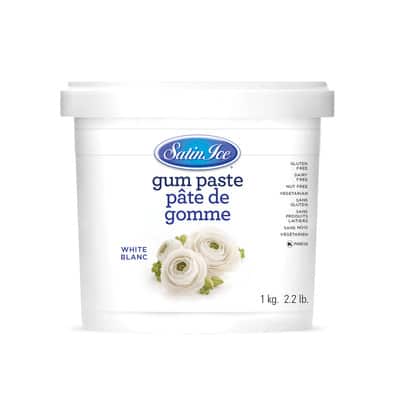 Satin Ice® White Gum Paste, 2.2lb. | Michaels