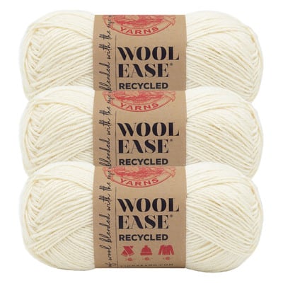 3 Pack Lion Brand® Wool-Ease® Recycled Solid Yarn | Michaels