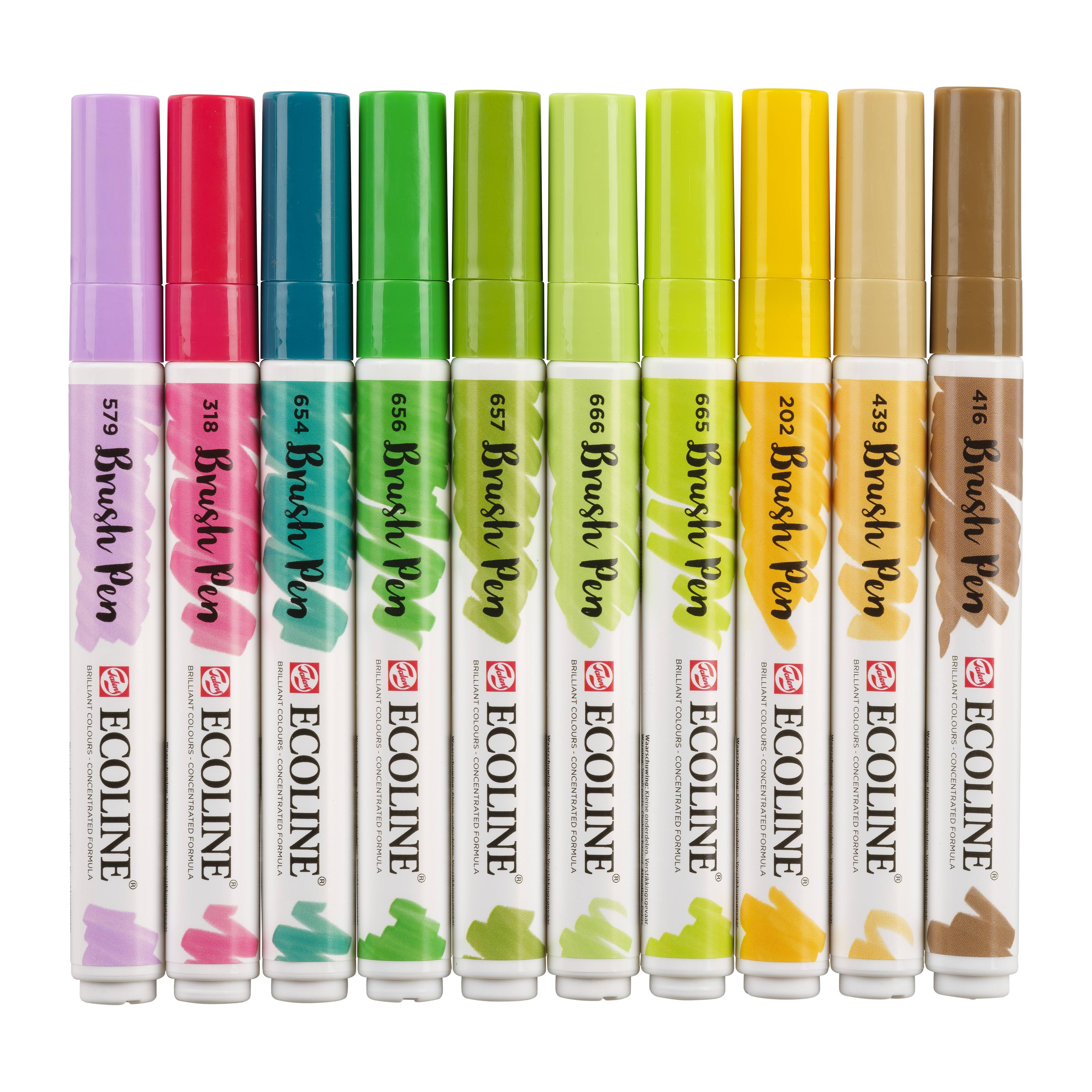 Ecoline™ Botanical Colors Brush Marker Set | Michaels