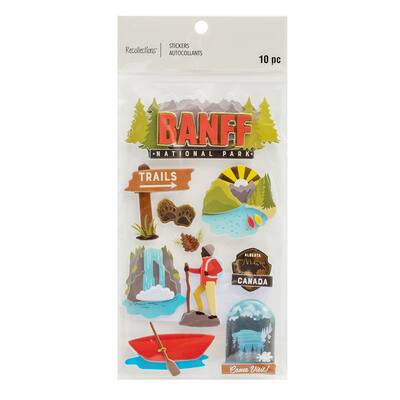 Banff National Park Dimensional Stickers by Recollections™ | Michaels