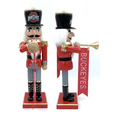 14" College Bugler Nutcracker, Color: Ohio State | Michaels