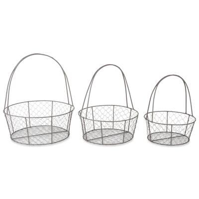 DII® Round Nested Chicken Wire Basket Set | Michaels