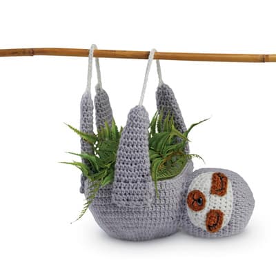 Intermediate Sloth Planter Crochet Kit by Loops & Threads® | Michaels