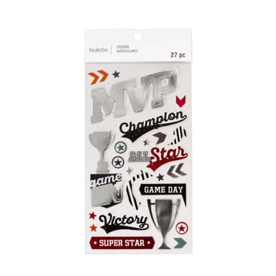 M.V.P. Sport Dimensional Stickers by Recollections™ | Michaels