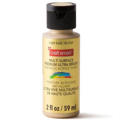 12 Pack: Premium Ultra Bright Metallic Paint by Craft Smart® | Metallic ...