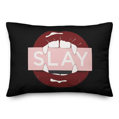 Slay Fangs Throw Pillow | Michaels